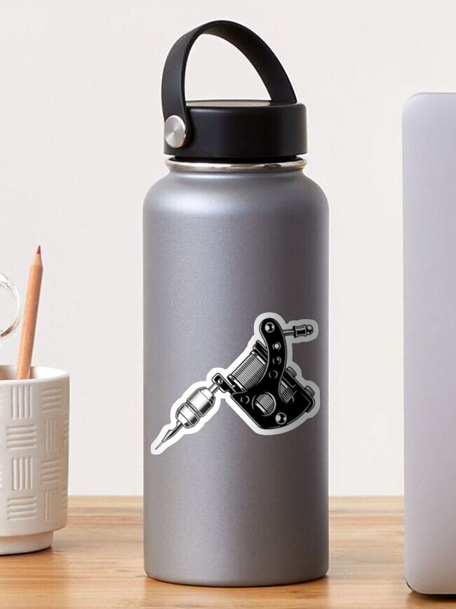 "Tattoo machine" Sticker for Sale by QuotesLZ | Redbubble
