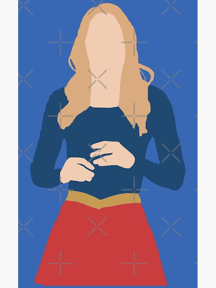 "Kara Danvers Digital Drawing" Art Print by brenda-lee | Redbubble
