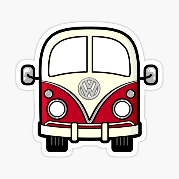 Vw Camper Stickers | Redbubble