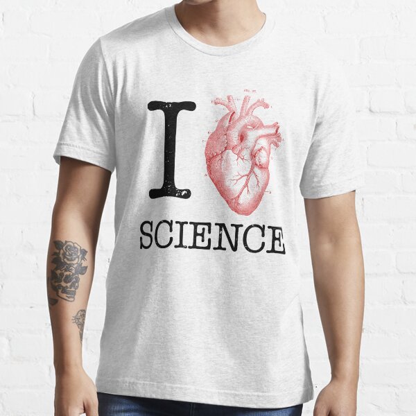 "I Love Heart Science - Biology Anatomy Illustration" T-shirt for Sale ...