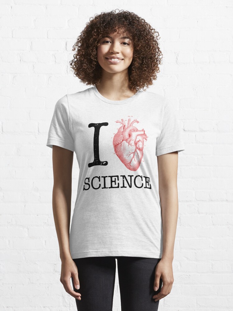 "I Love Heart Science - Biology Anatomy Illustration" T-shirt for Sale ...