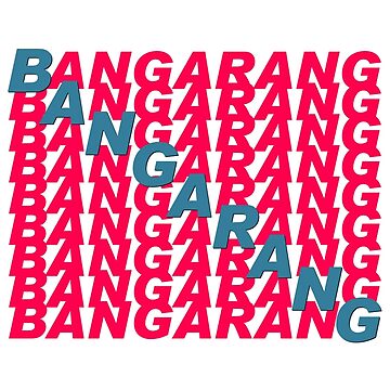 "BANGARANG!" Sticker for Sale by pauperxprince | Redbubble