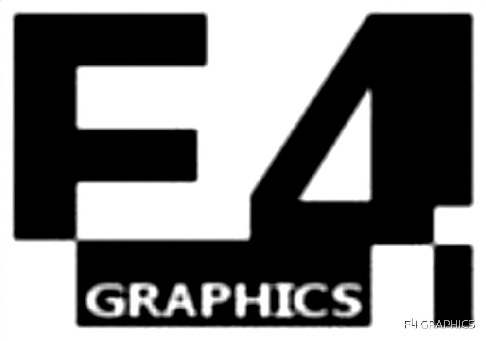 "F4 Graphics logo design" by Milo Campbell | Redbubble
