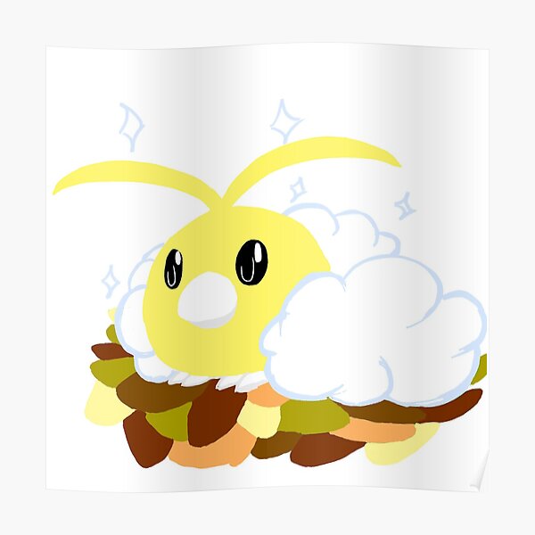 "Shiny Swablu" Poster for Sale by MaddieJPrints | Redbubble