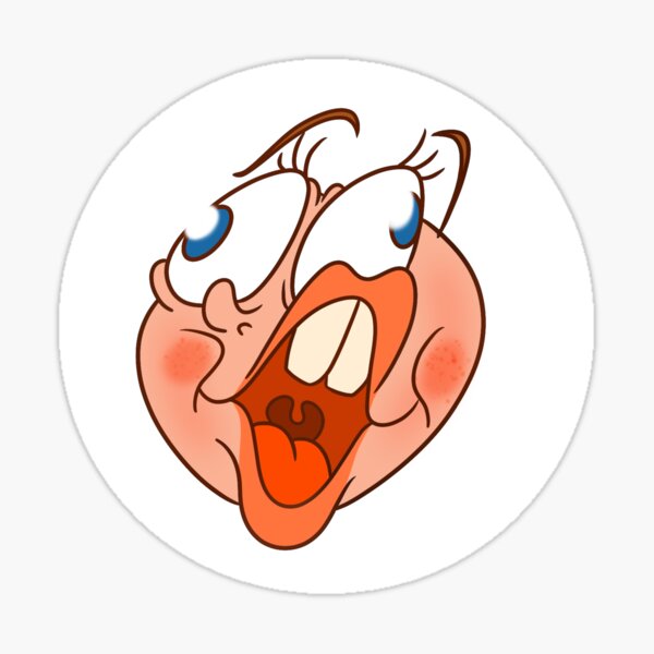 "Happy Face Sticker" Sticker by Dingalow | Redbubble