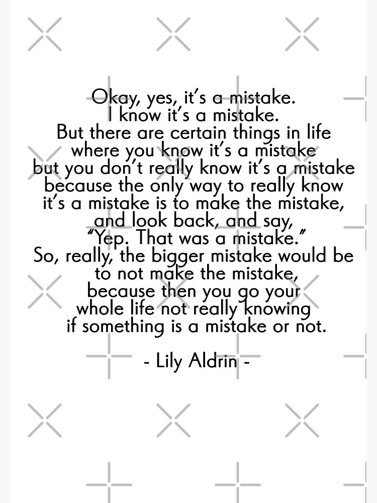 "Mistake" Spiral Notebook for Sale by angie2810 | Redbubble