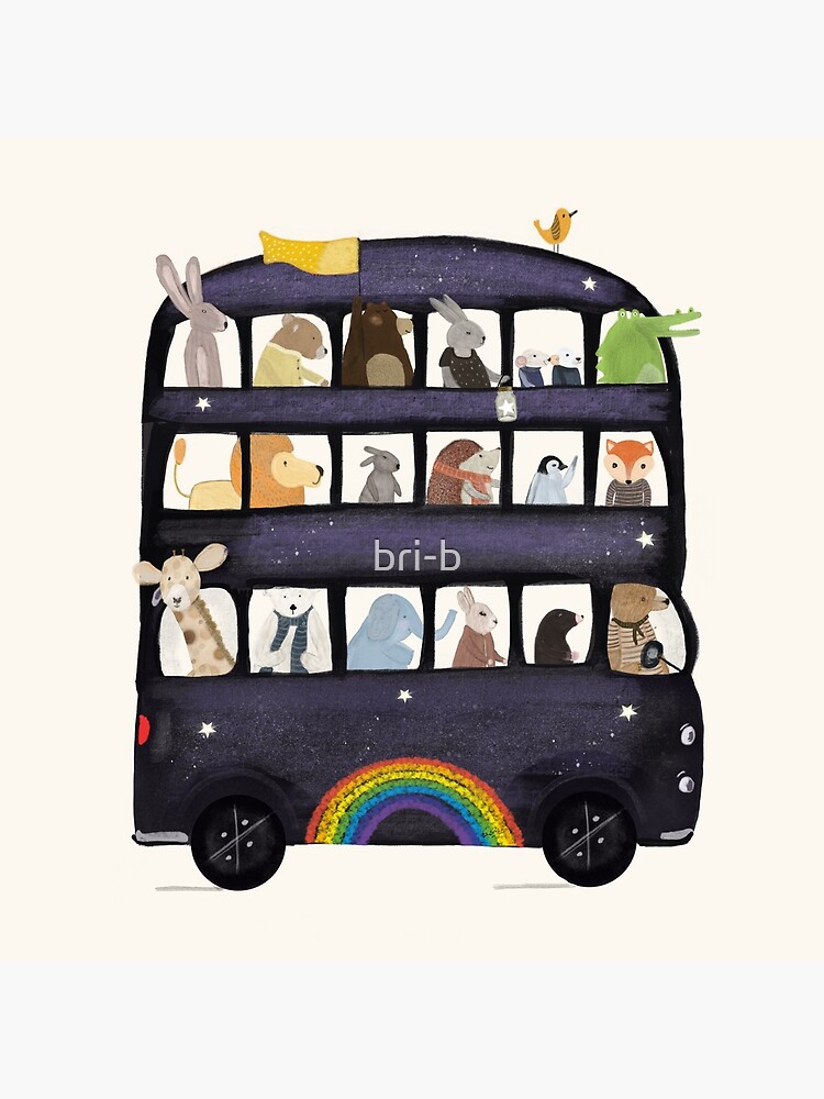 "the rainbow bus" Poster for Sale by bri-b | Redbubble