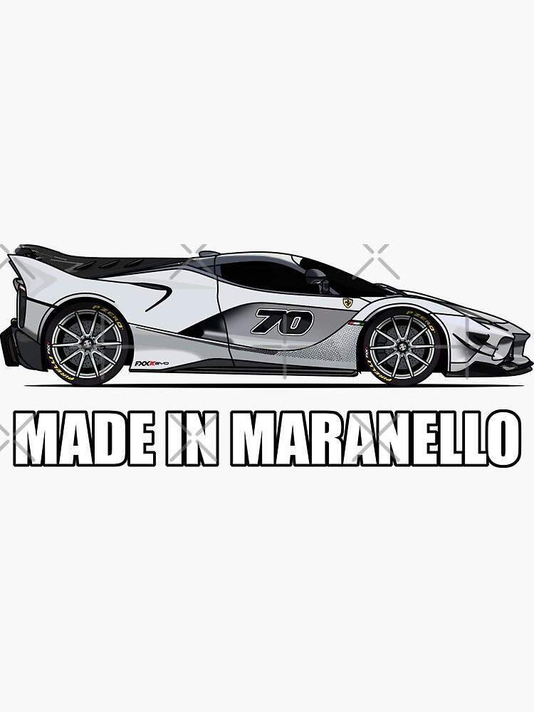 "Made in Maranello" Sticker for Sale by Armands17 | Redbubble