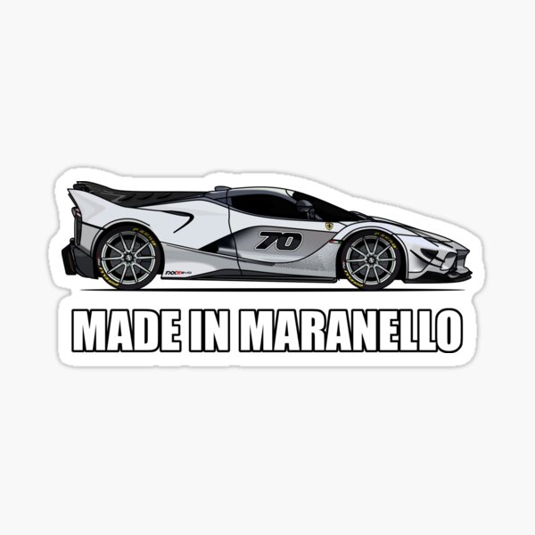 "Made in Maranello" Sticker for Sale by Armands17 | Redbubble