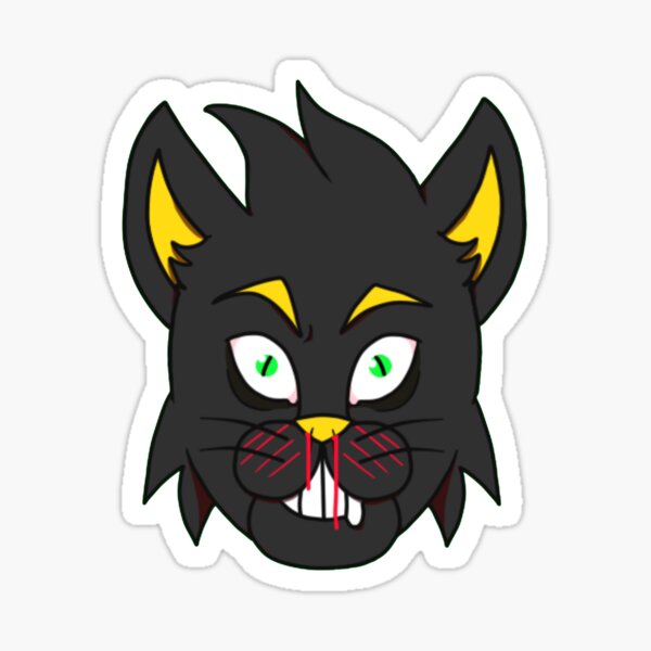"Chacha the cat" Sticker by catbarrage | Redbubble