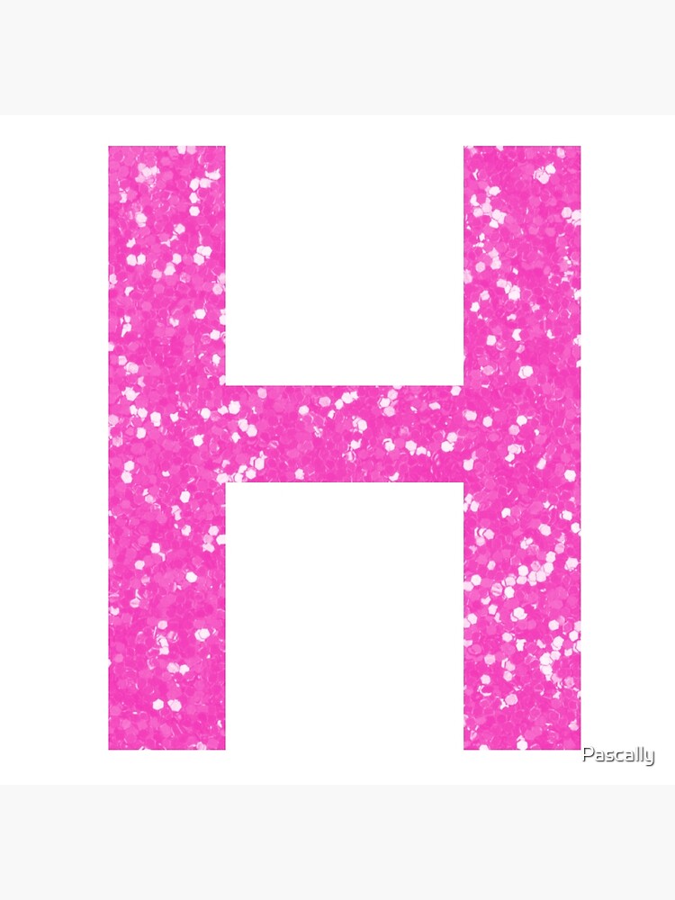"PINK Glitter H PINK Glitter" Photographic Print for Sale by Pascally ...