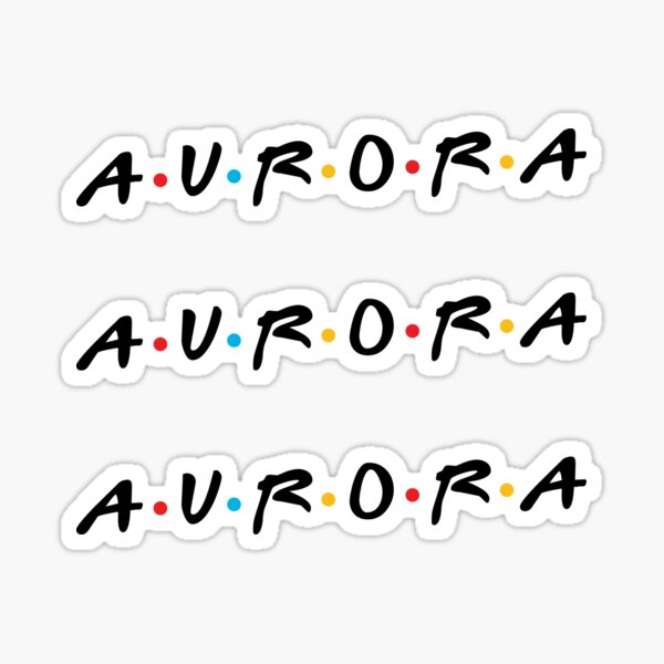 "Aurora" Sticker for Sale by haztx | Redbubble