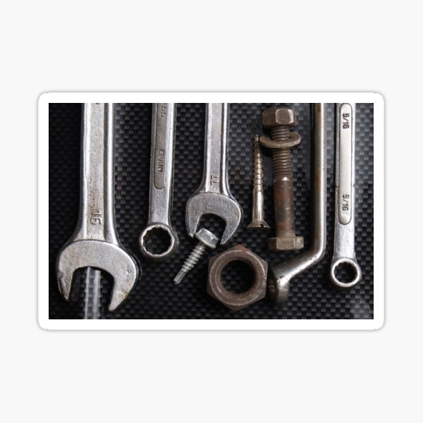 "Tool Bench" Sticker for Sale by AngeloDeVal | Redbubble