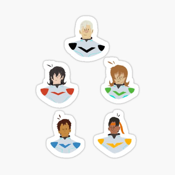 "Voltron sticker set " by ghostarts- | Redbubble