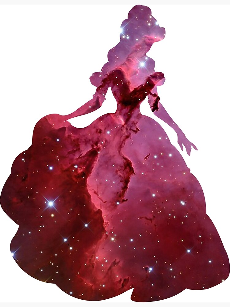 "Pink Princess Galaxy Silhouette" Poster for Sale by loyaltrencher ...