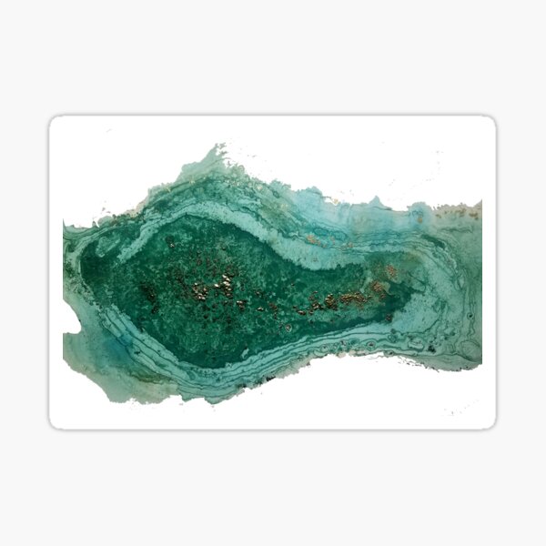 "Gold Jade" Sticker for Sale by MGStrack | Redbubble