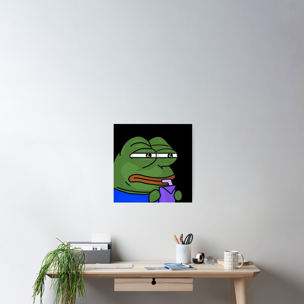 "pepe hmmm sip" Poster for Sale by sivelobanova | Redbubble