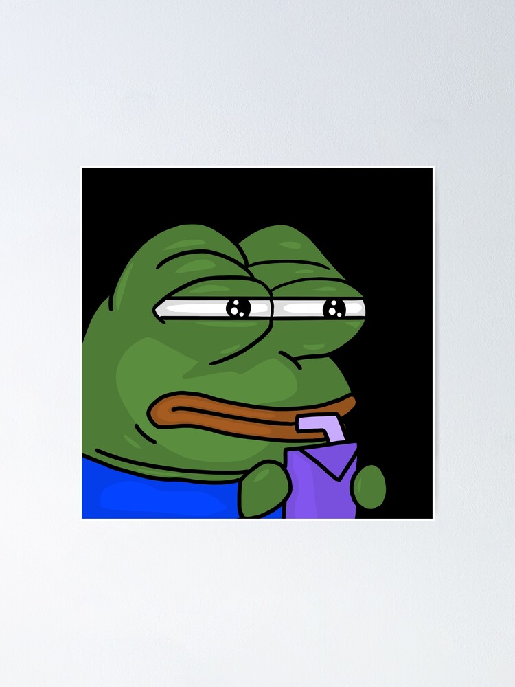 "pepe hmmm sip" Poster for Sale by sivelobanova | Redbubble