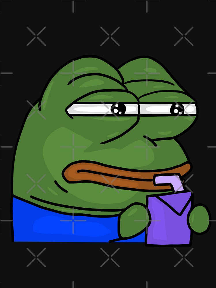 Sweat à capuche épais « pepe hmmm sip », par sivelobanova | Redbubble