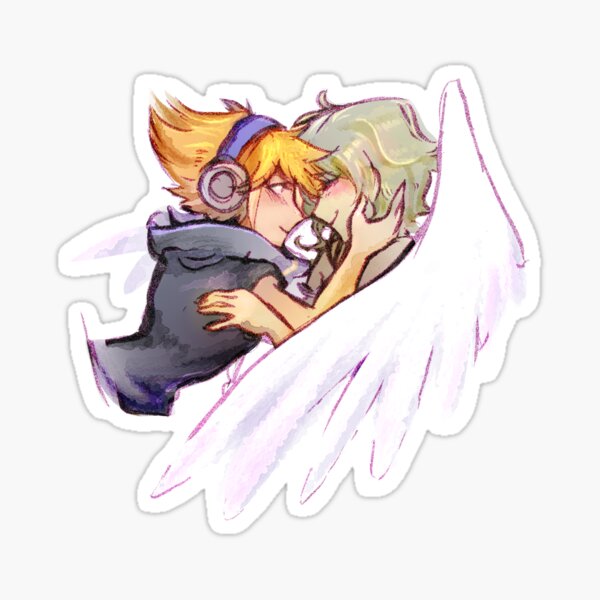 "twewy joshneku " Sticker by kurapixels | Redbubble