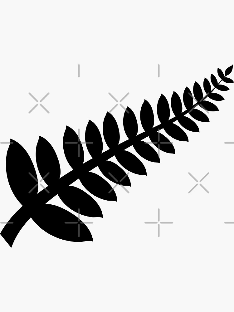 "Silver Fern New Zealand" Sticker for Sale by jessannjo | Redbubble