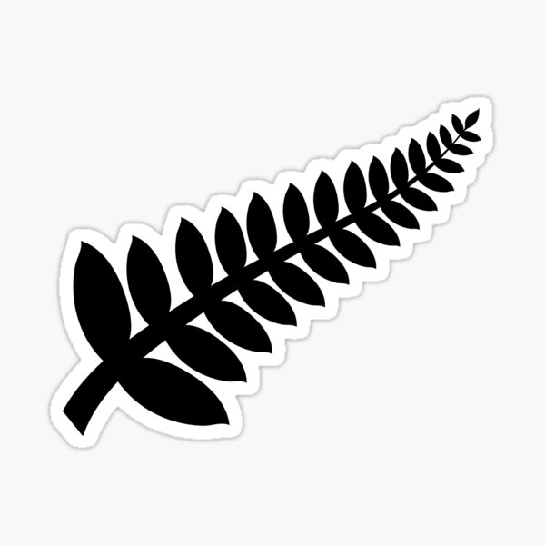 "Silver Fern New Zealand" Sticker for Sale by jessannjo | Redbubble
