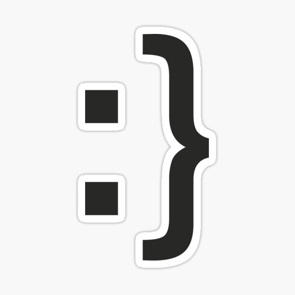 "Smug Happy Face - Text Emoticon/Emoji" Sticker for Sale by Platnix ...