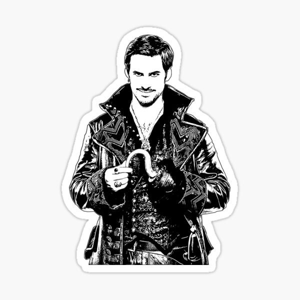 "Captain Hook " Sticker for Sale by krischelle | Redbubble