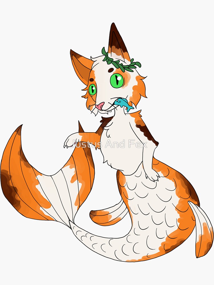 "Calico Catfish" Sticker for Sale by monsterfex | Redbubble