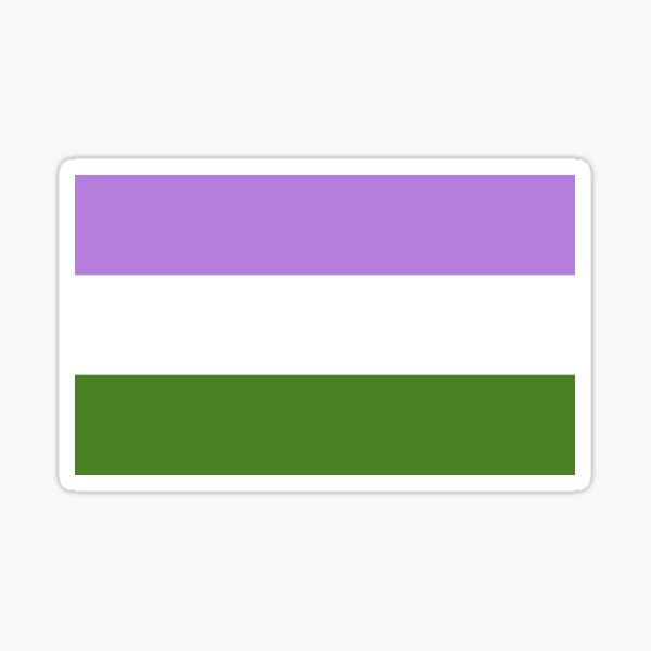 "Queergender Pride Flag" Sticker by allhistory | Redbubble