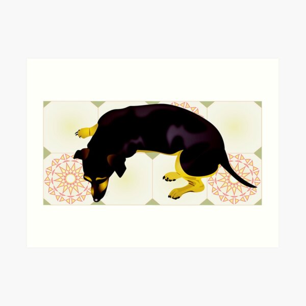 "Her name is Teca Renato Dog" Art Print by greengoodnich | Redbubble