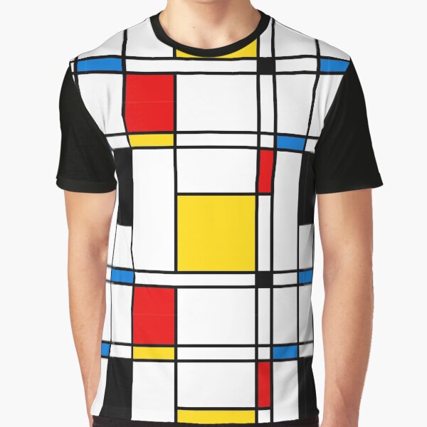 "Mondrian bold block design" T-shirt by crdraper | Redbubble
