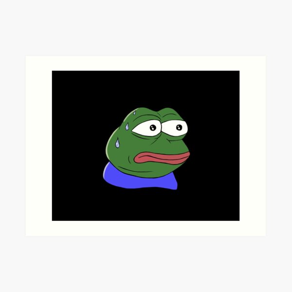 "MonkaS Emote" Art Print for Sale by desiirawr | Redbubble