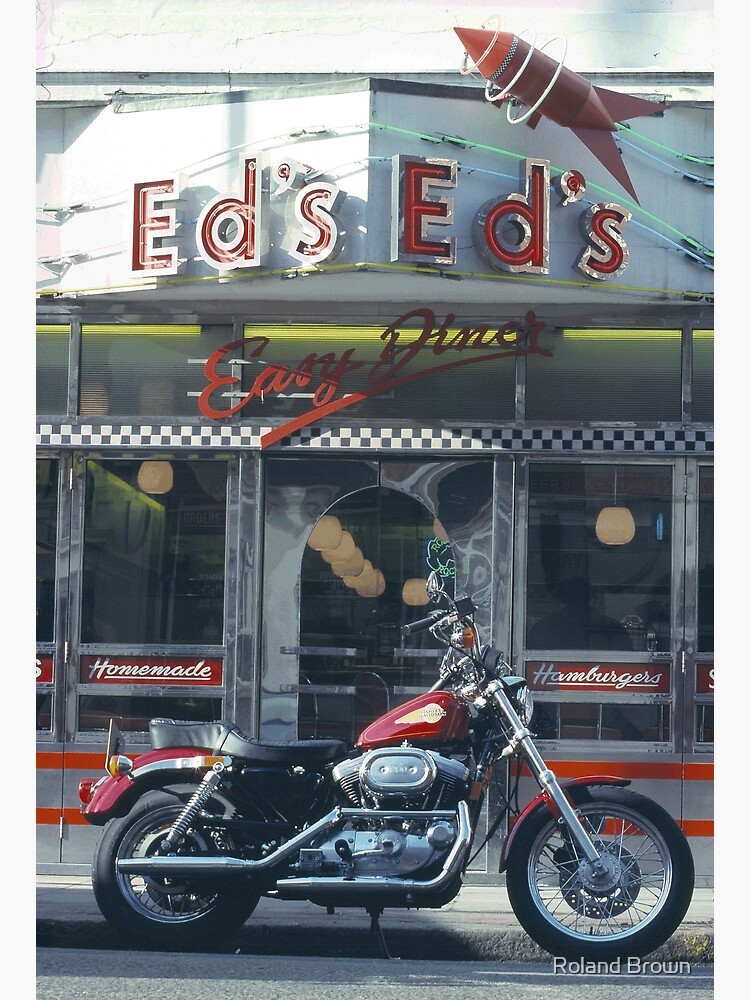 "Outside Ed's" Poster by RollieB | Redbubble