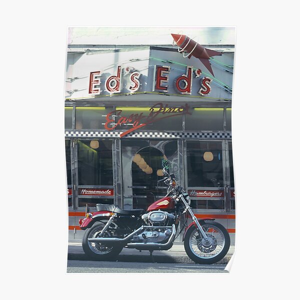 "Outside Ed's" Poster by RollieB | Redbubble