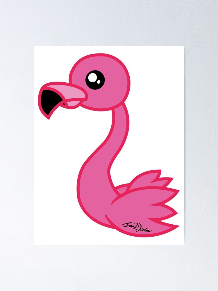 "Chibi Flamingo 2" Poster by Ian2Danim | Redbubble