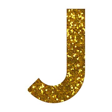 "GOLD LETTER J GOLD GLITTER" Canvas Print for Sale by Pascally | Redbubble