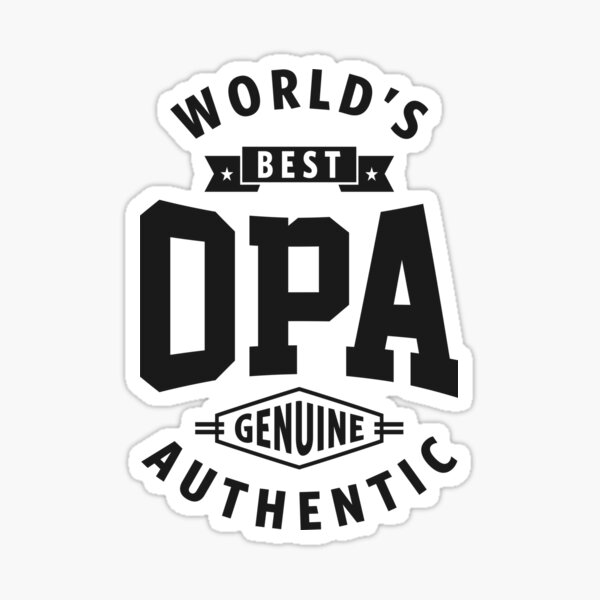"World's Best Opa" Sticker for Sale by caiquefelino15 | Redbubble