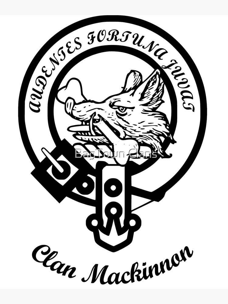 "Mackinnon Scottish Clan Surname" Poster for Sale by ljrigby | Redbubble