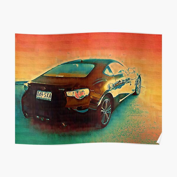 "Subaru BRZ" Poster for Sale by Albert | Redbubble