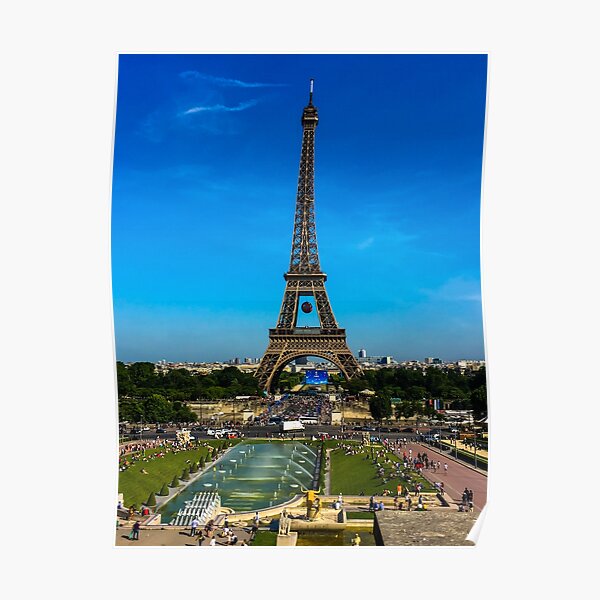 "Eiffel Tower, Paris, France" Poster for Sale by johnwall84 | Redbubble