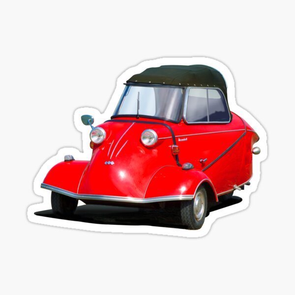 "Messerschmitt bubble car " Sticker for Sale by candc-retro | Redbubble