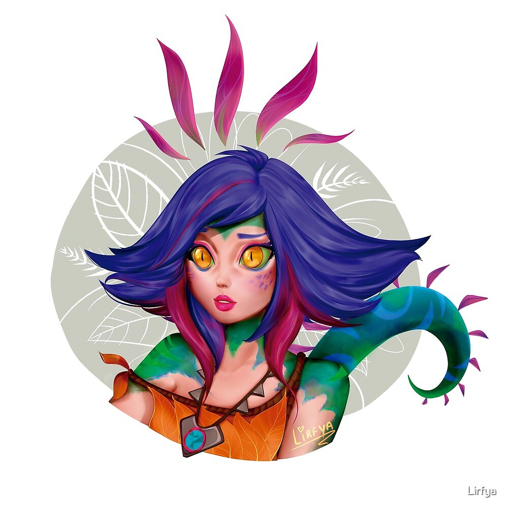 "Neeko Fanart" by Lirfya | Redbubble