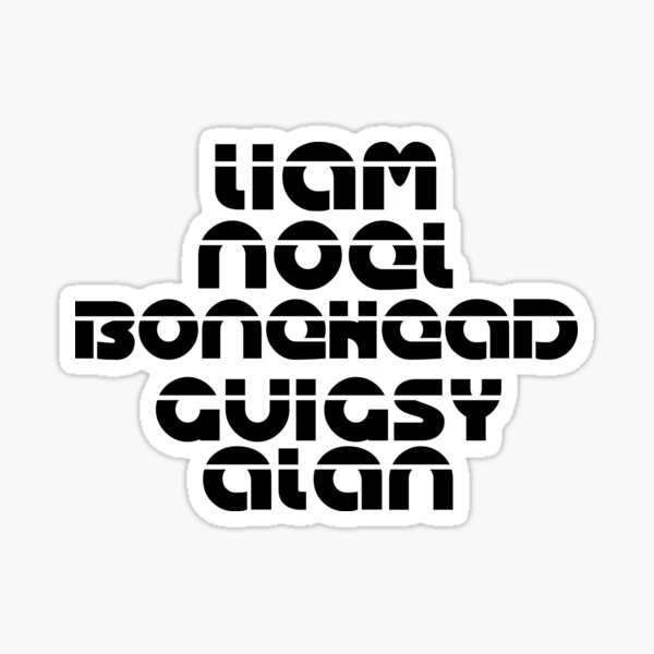 "Band Members" Sticker by threeampersands | Redbubble