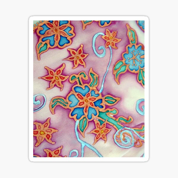 "Art of silk" Sticker for Sale by Mashnica | Redbubble