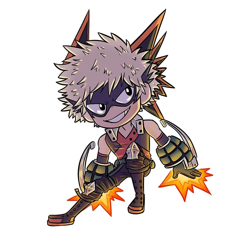 "BNHA - Bakugo Explosion Chibi" by SicknSapphic | Redbubble