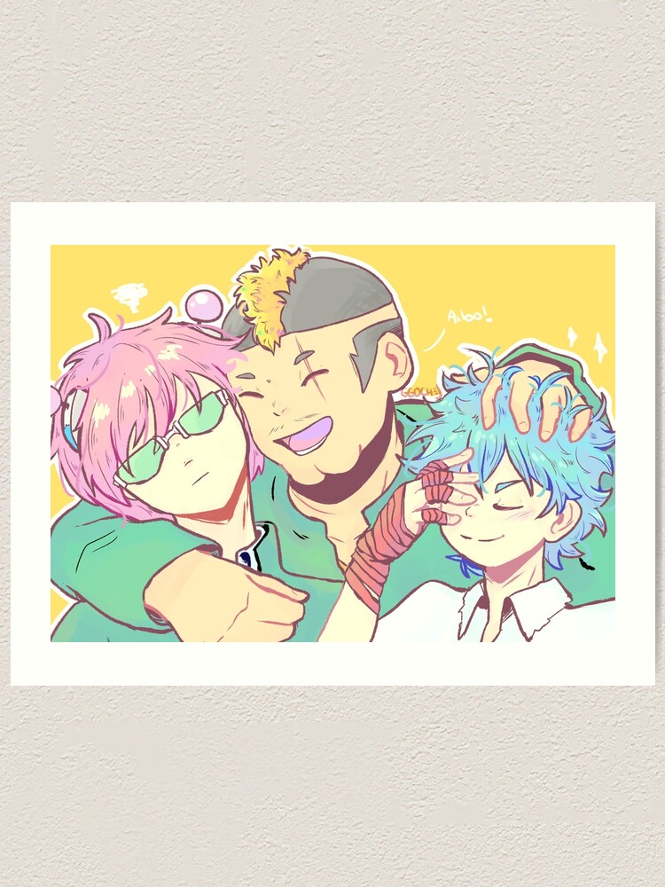 "saiki's main trio" Art Print for Sale by Ggoches | Redbubble