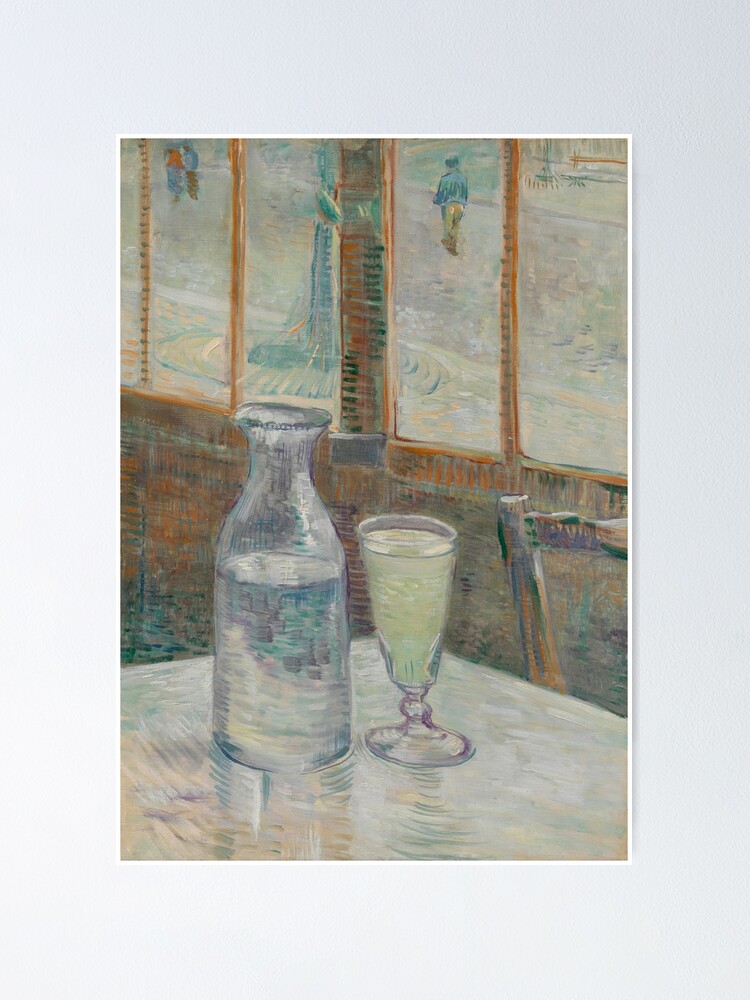 "Vincent van Gogh, Café Table with Absinthe, 1887 Painting" Poster by ...
