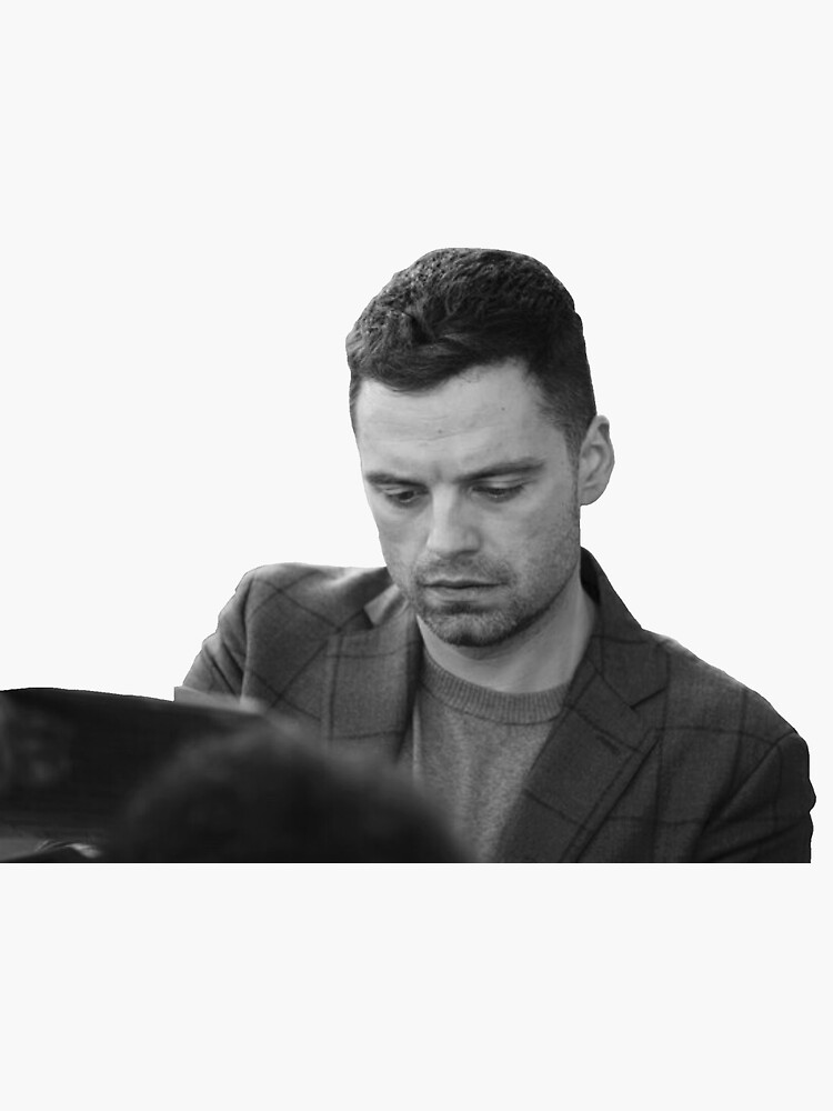 "sebastian stan sticker" Sticker for Sale by lokicdinson | Redbubble