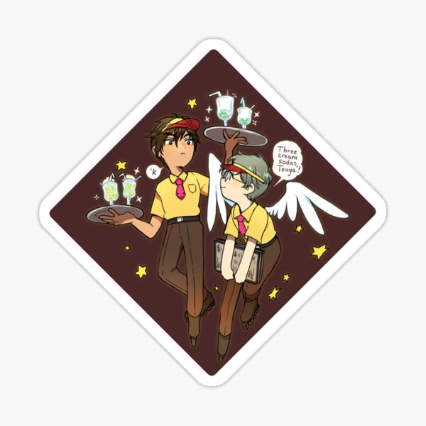 "Touya & Yukito (ccs)" Sticker for Sale by diamagnet | Redbubble